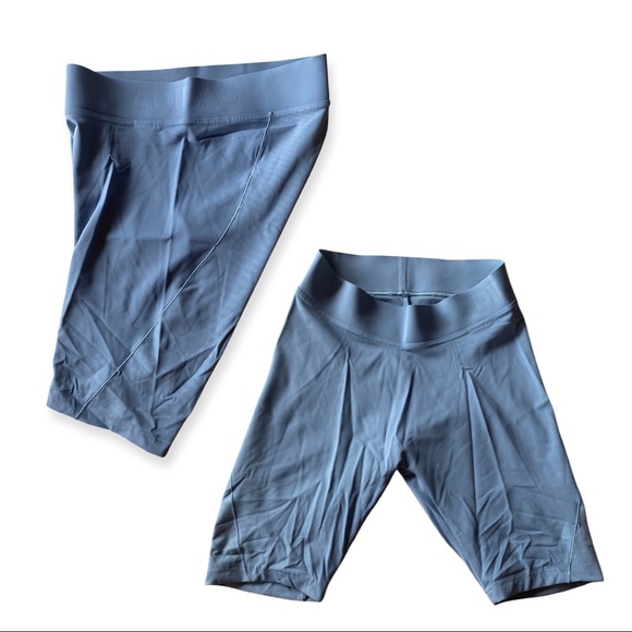 adidas | Shorts | Adidas Baby Blue Compression Bike Shorts | Poshmark